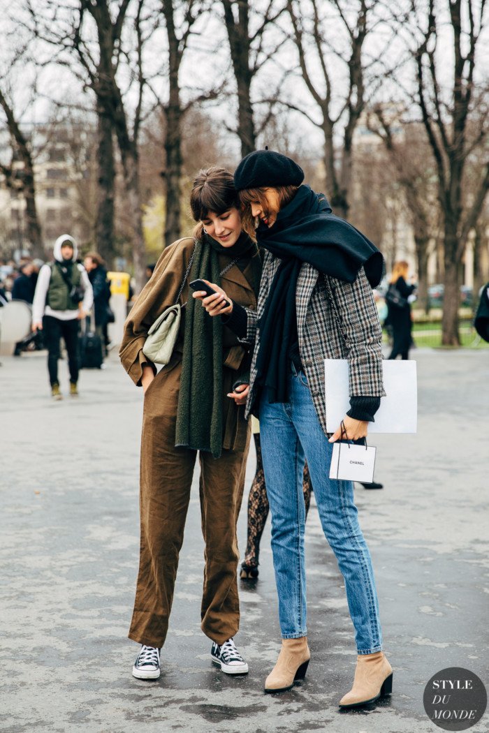 Paris FW 2019 Street Style: Cris Herrmann and Sinara Barbosa - STYLE DU ...