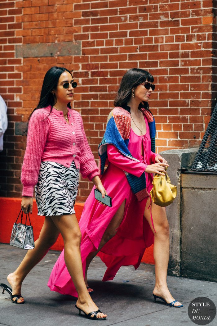 New York SS 2020 Street Style: Nicole Akhtarzad and Kat Collings ...