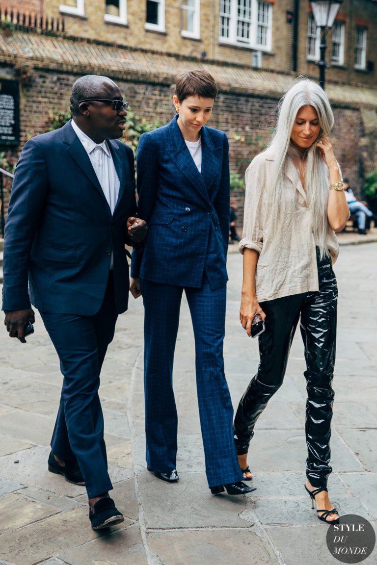 London SS 2020 Street Style: British Vogue team - STYLE DU MONDE ...